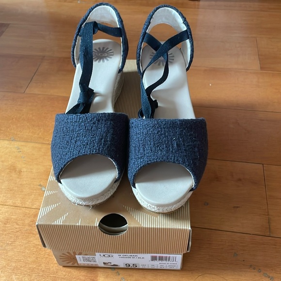 UGG | Shoes | Ugg Wedge String Tie Sandals | Poshmark